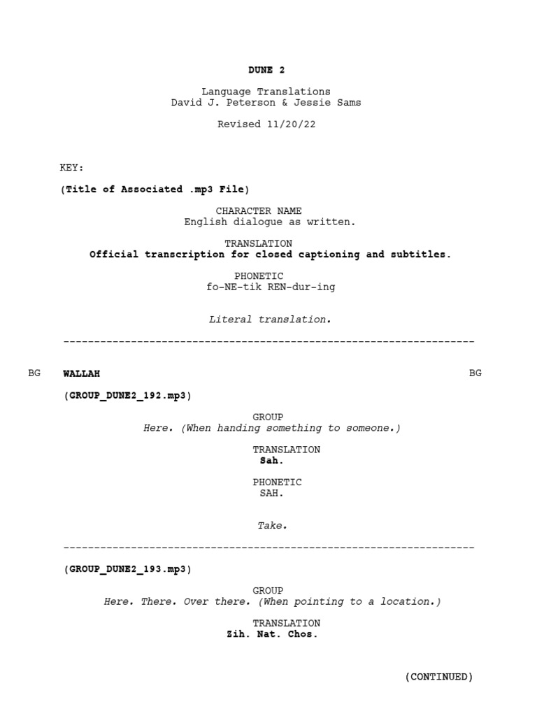 Master Dune2 Dialogue | PDF | Transhumanist Books | Soft Science Fiction