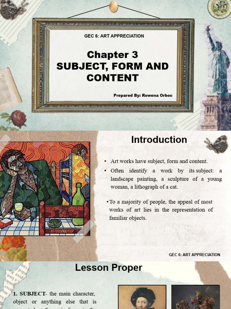 Chapter 3 - Art Appreciation | PDF
