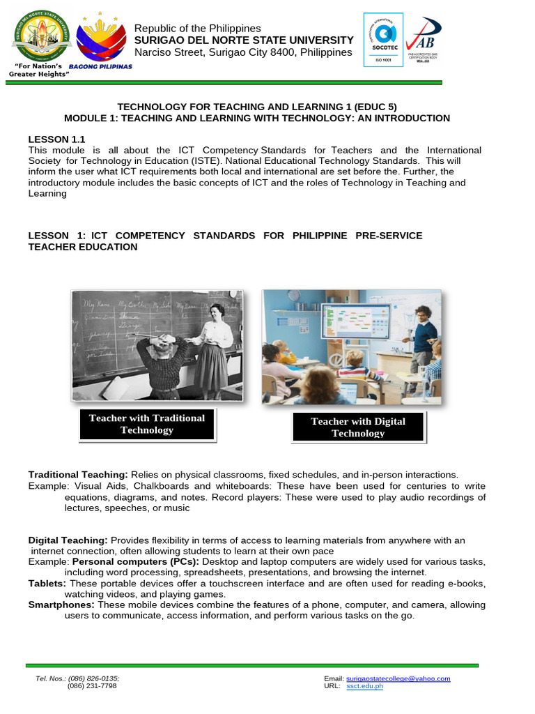 Lesson 1.1 Educ 5 BEED 2A | PDF