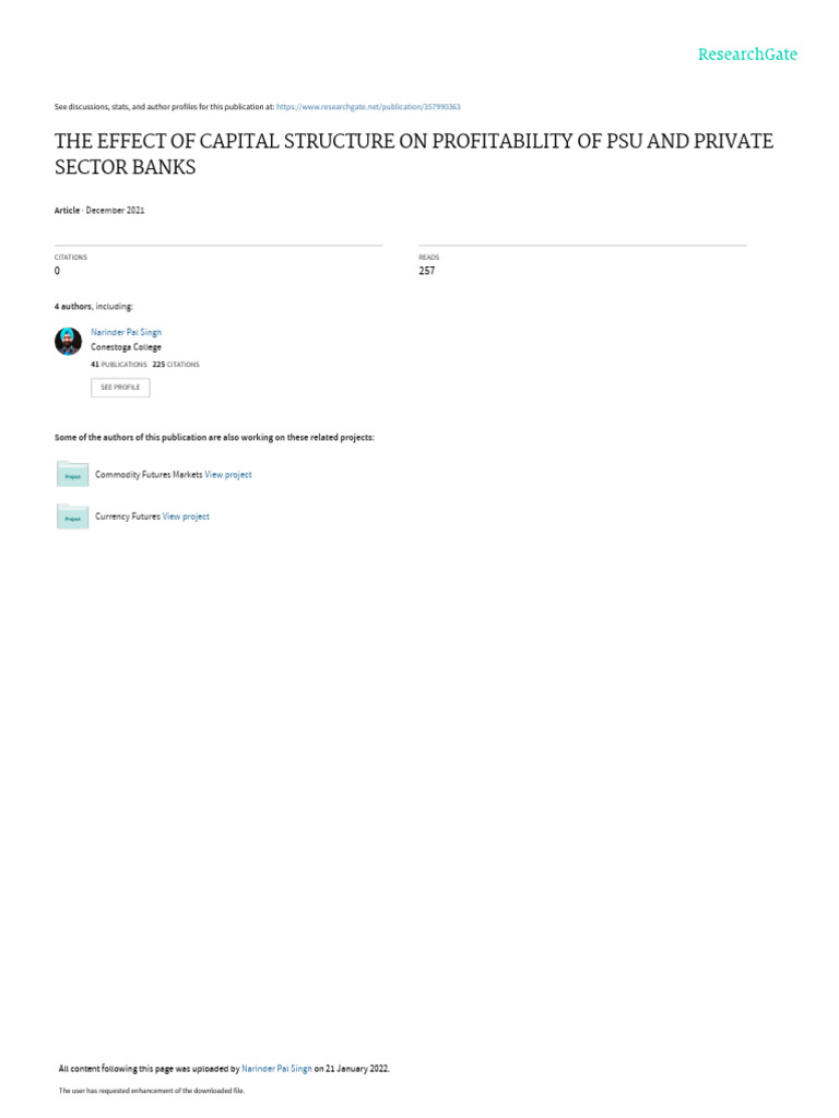 Paper JME | PDF | Capital Structure | Equity (Finance)