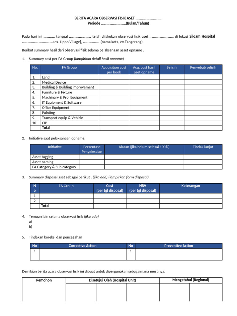 New BA Stock Opname | PDF