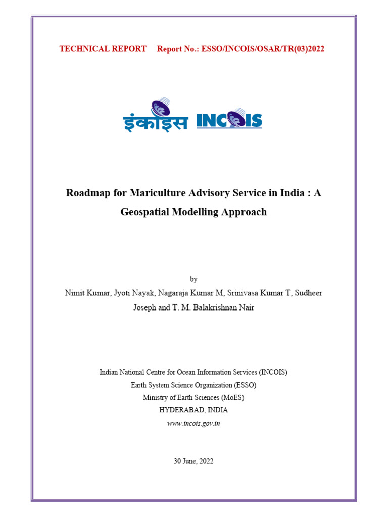 Esso Incois Osar Mas TR 03 2022 | PDF