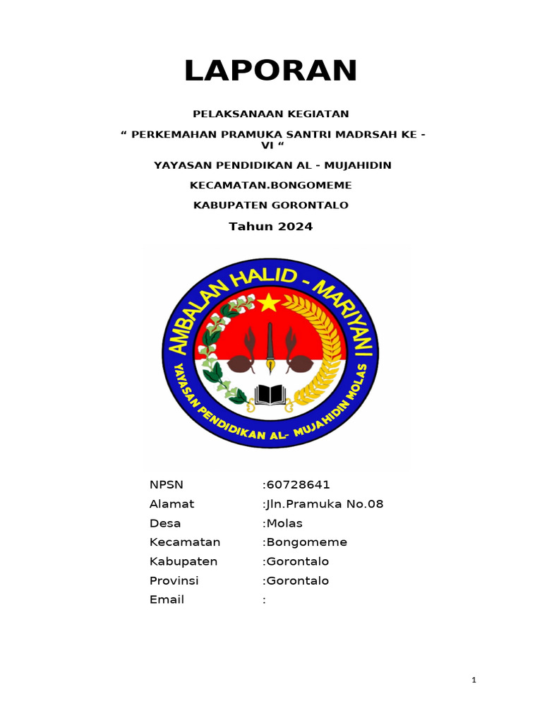 LPJ Kemas 2024 | PDF