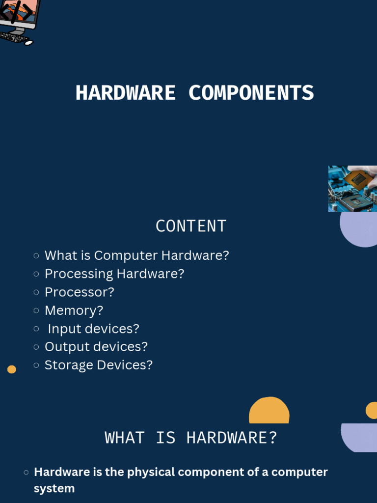 Lesson 1 - Hardware Concept | PDF | Computer Data Storage | Central Processing Unit