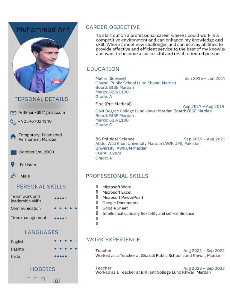 Arif Resume | PDF