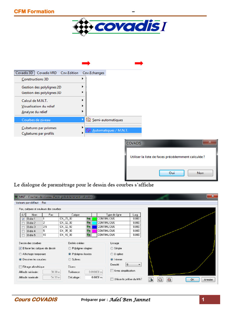 Dessin Des Courbes de Niveau | PDF