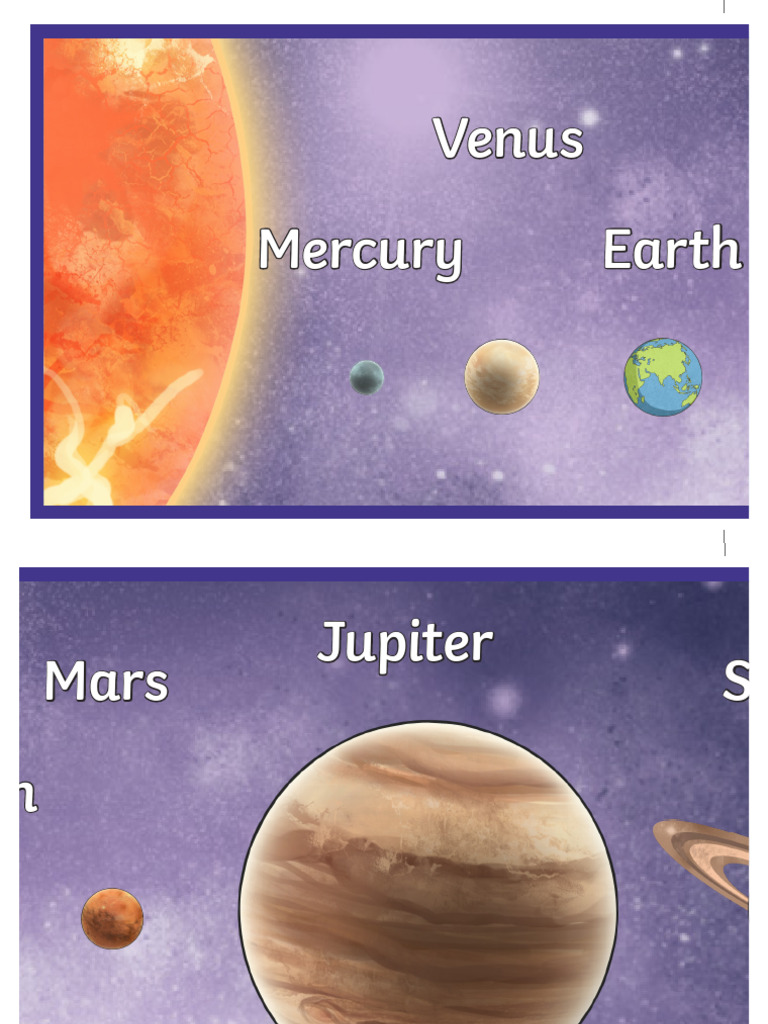 Banner Solar System Planets | PDF
