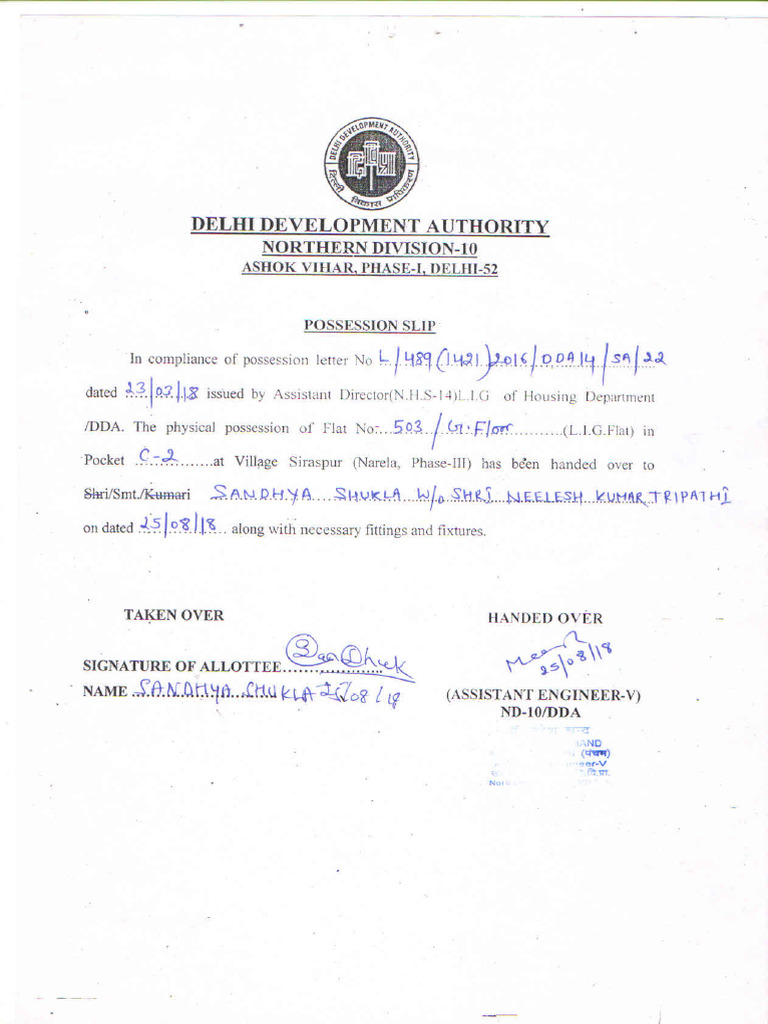 Pasation Letter | PDF