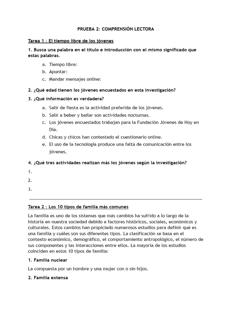 Reading Practice - EOY Examination | PDF
