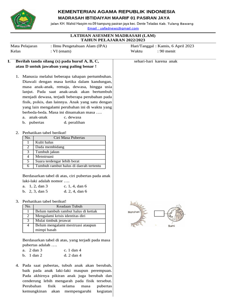 Lam Ipa 20222023 Oke | PDF