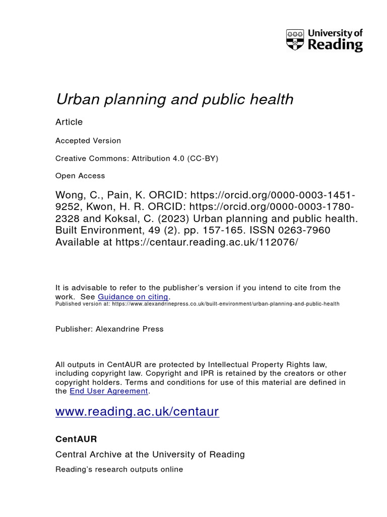 Editorial UPPH 19may23 | PDF | Public Health | Policy