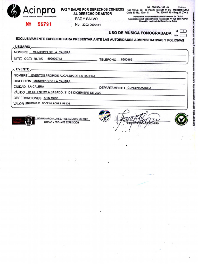 Sayco y Acimpro | PDF