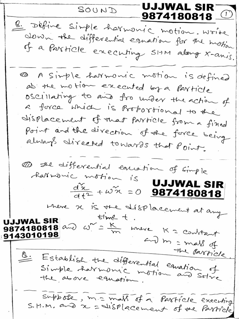 Sound 1st Note English 4th Sem | PDF