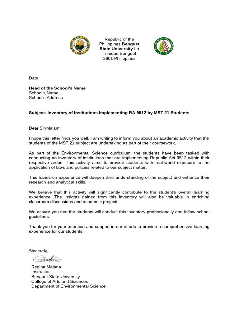 Letter MST 21 Task | PDF