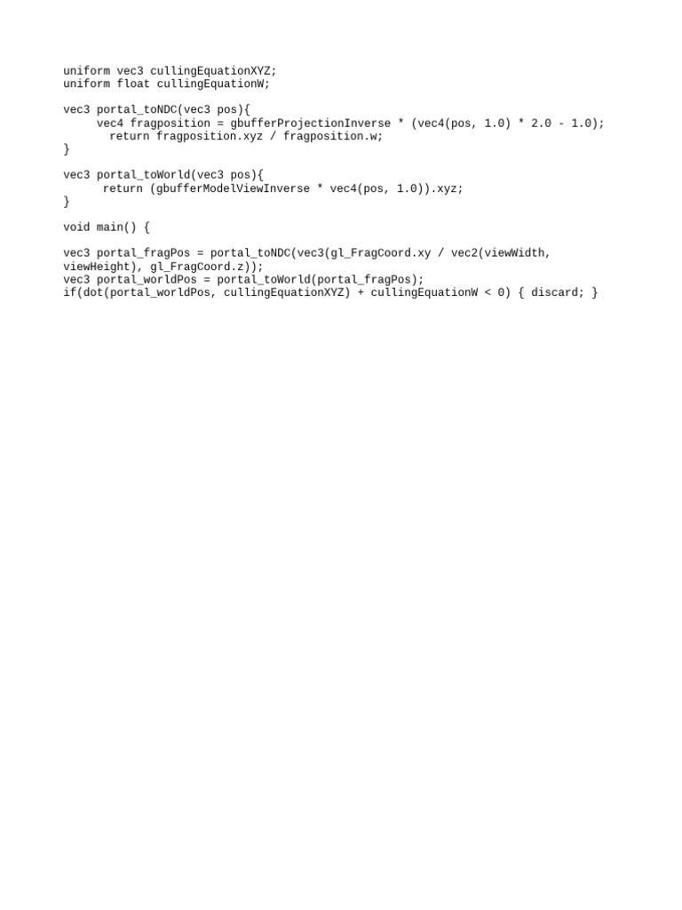 Shader Code Transformation | PDF