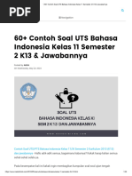 45+ Contoh Soal Essay Bahasa Indonesia Kelas 11 SMA MA Dan Kunci Jawabnya | PDF | Seni ...