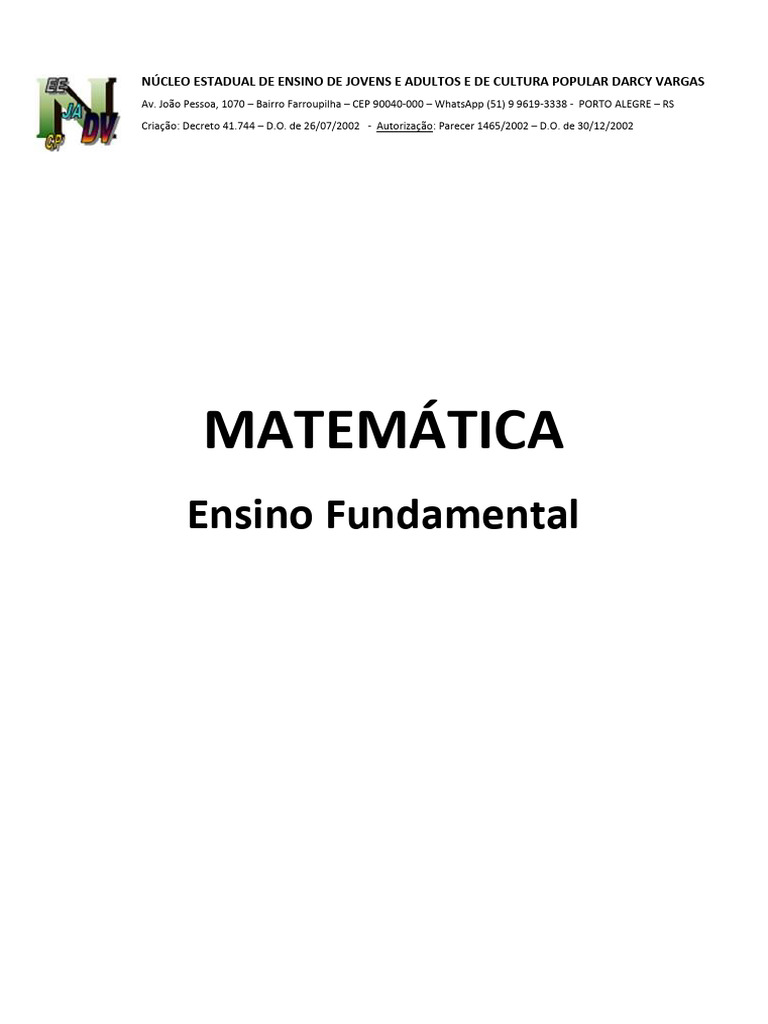 Matemática EF | PDF