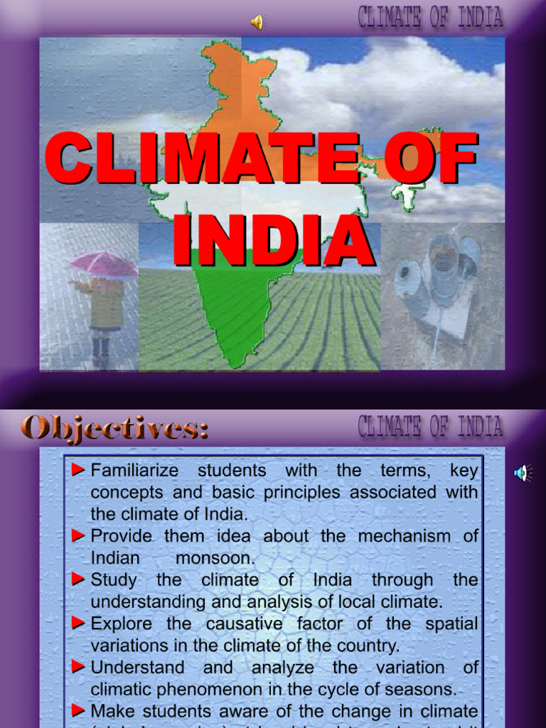 Climate of India | PDF