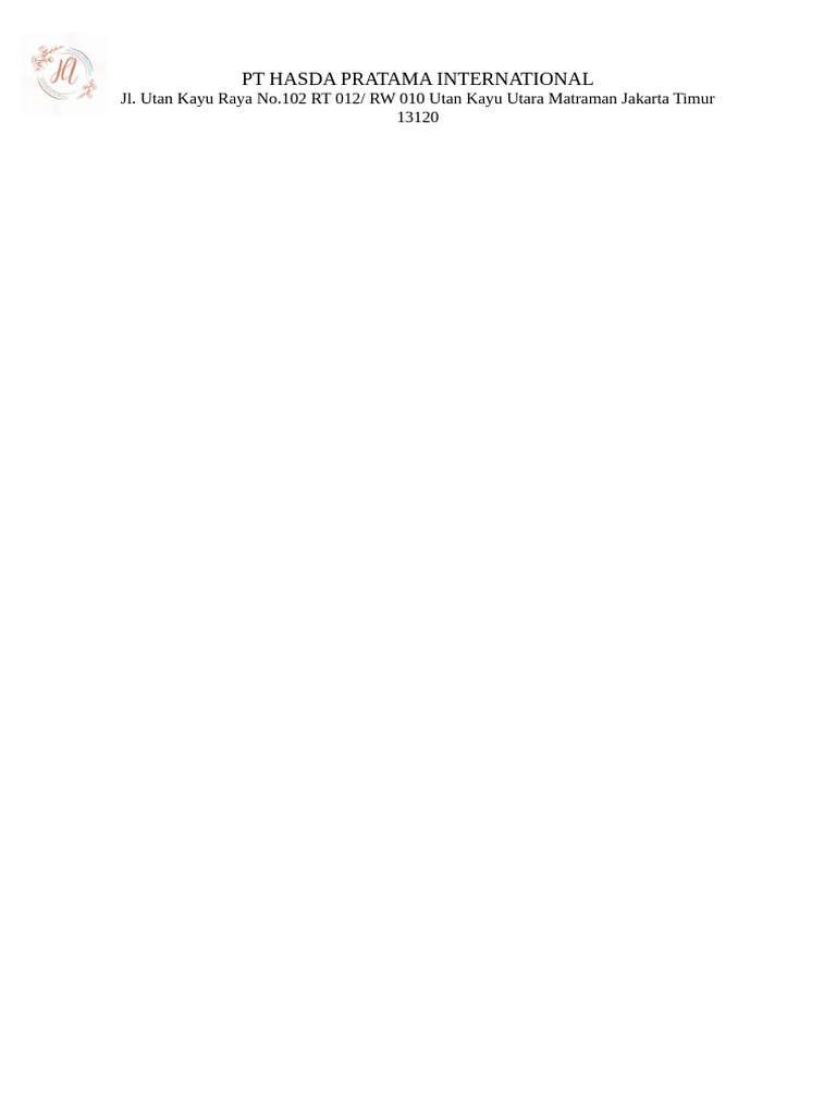 Kop Surat Hasda | PDF