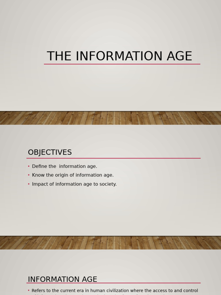 STS Group5. The Information Age | PDF