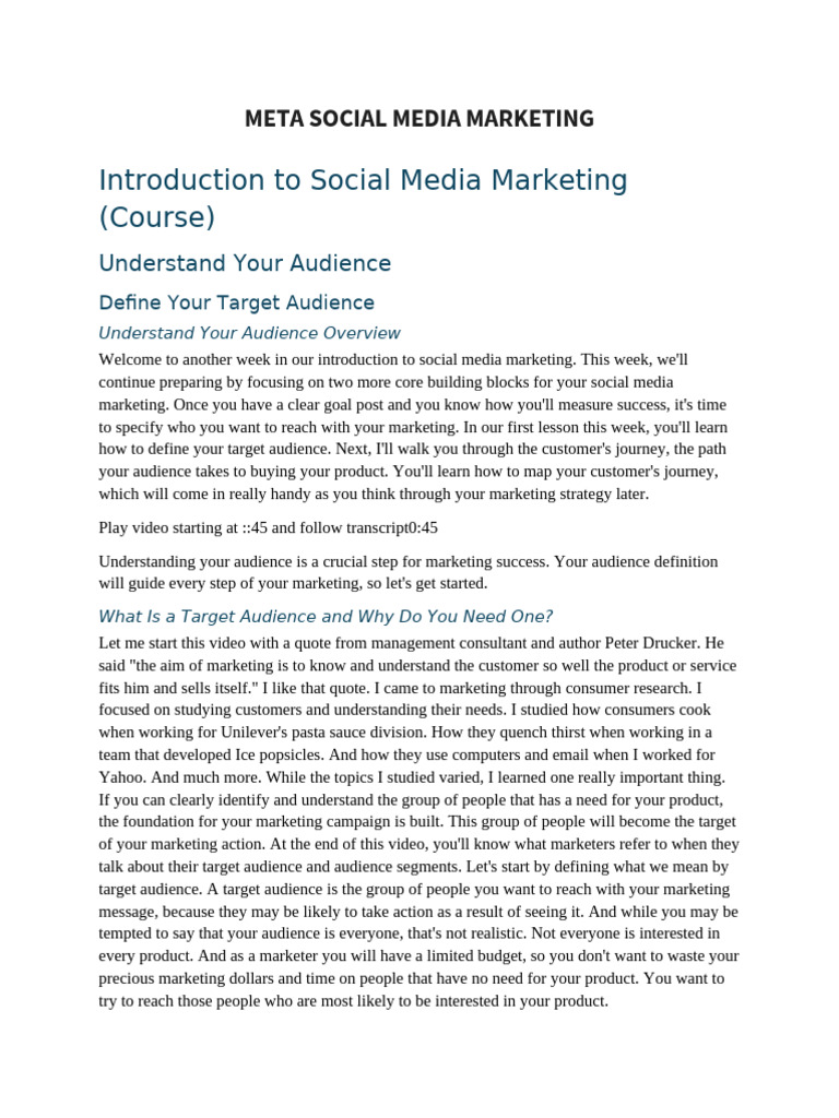 Course 1 - MOOC 4 | PDF