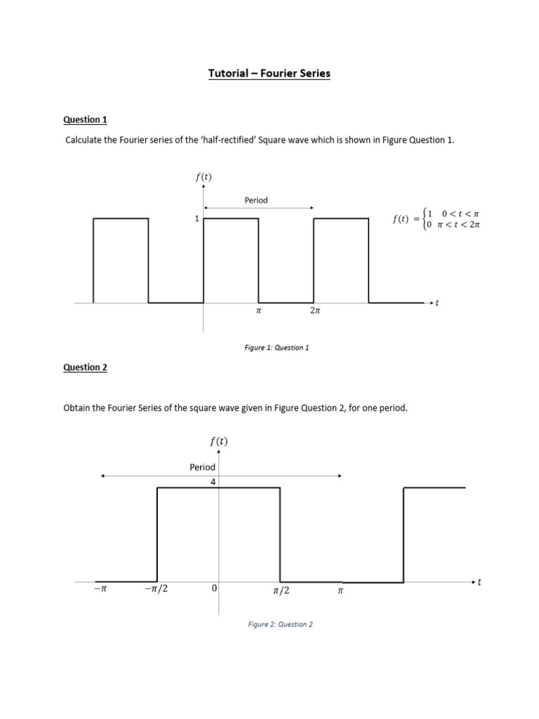 Tutorial - Fourier Series | PDF