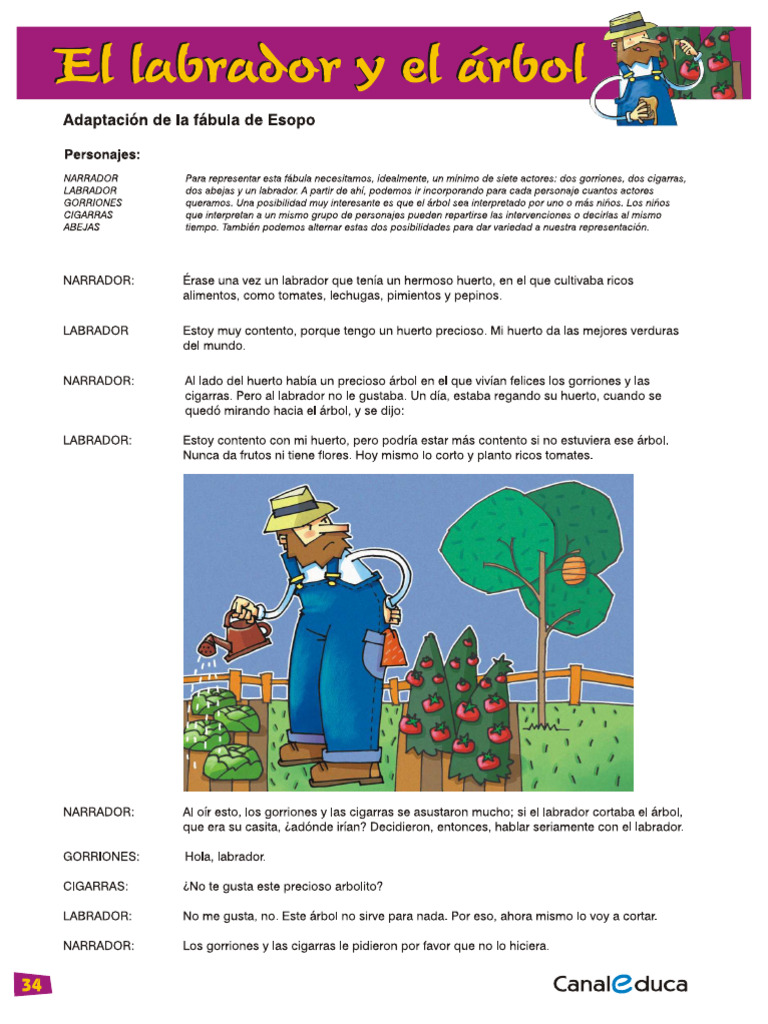 El Labrador y El Rbol 1 | PDF