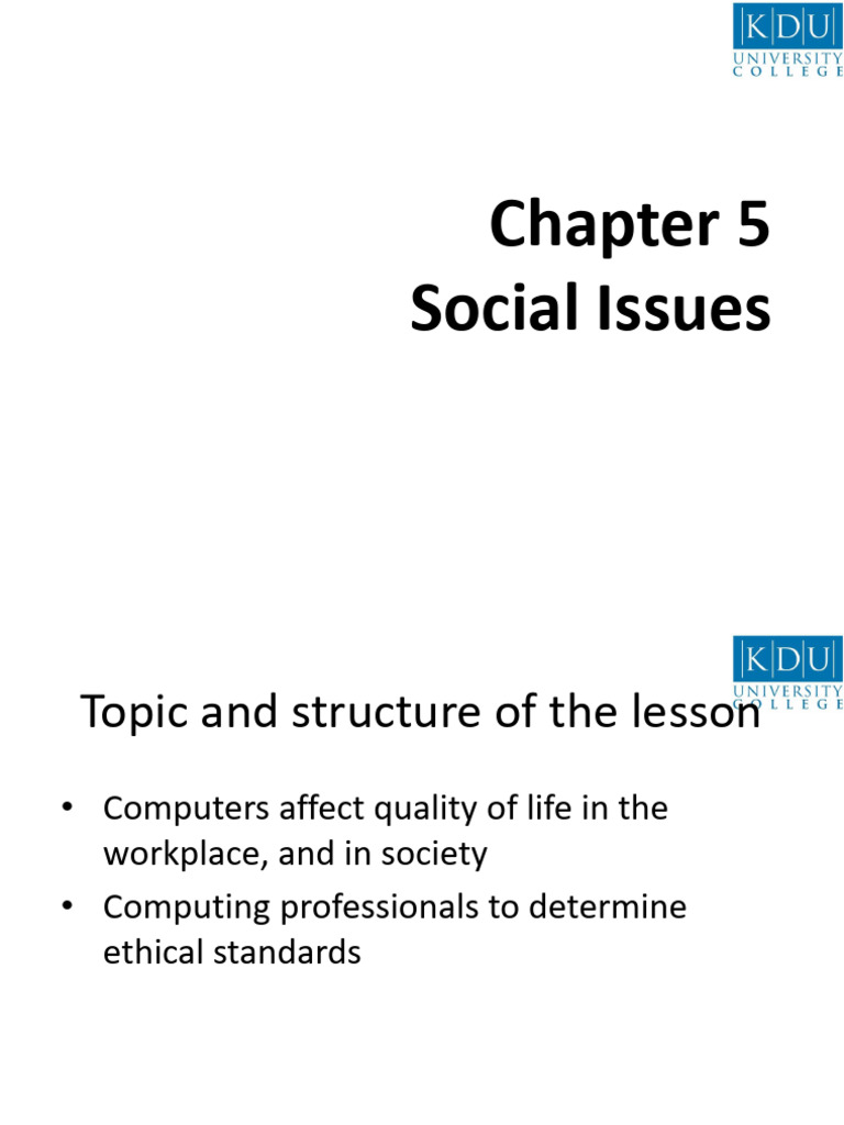 5 Social Issues | PDF