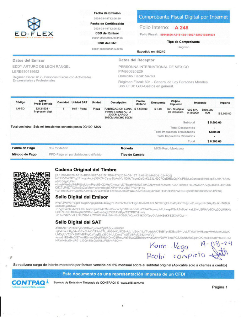 Recepción de Material PDF | PDF
