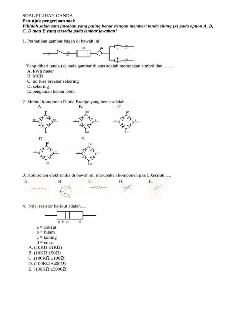 100 Soal Listrik | PDF