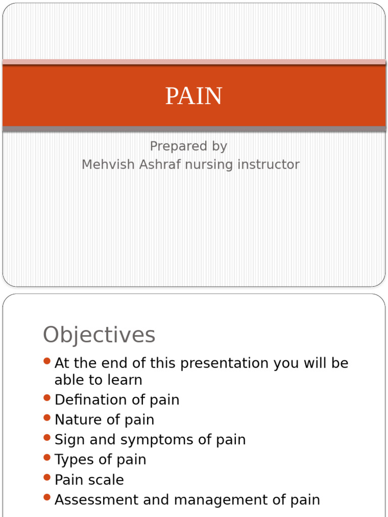 Pain | PDF