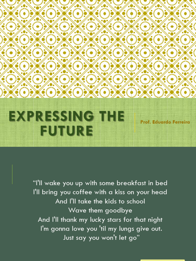 Expressing The Future | PDF