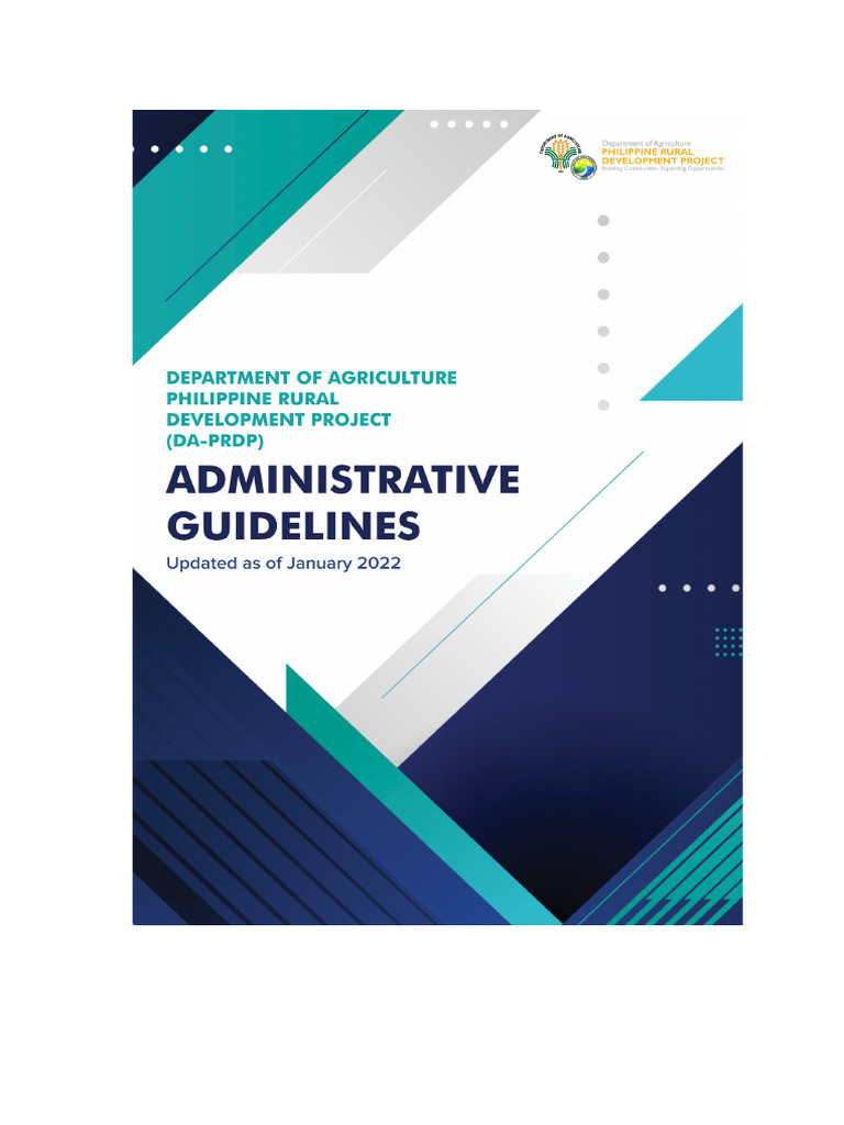 PRDP Administrative Guidelines - FInal Version | PDF | Performance ...