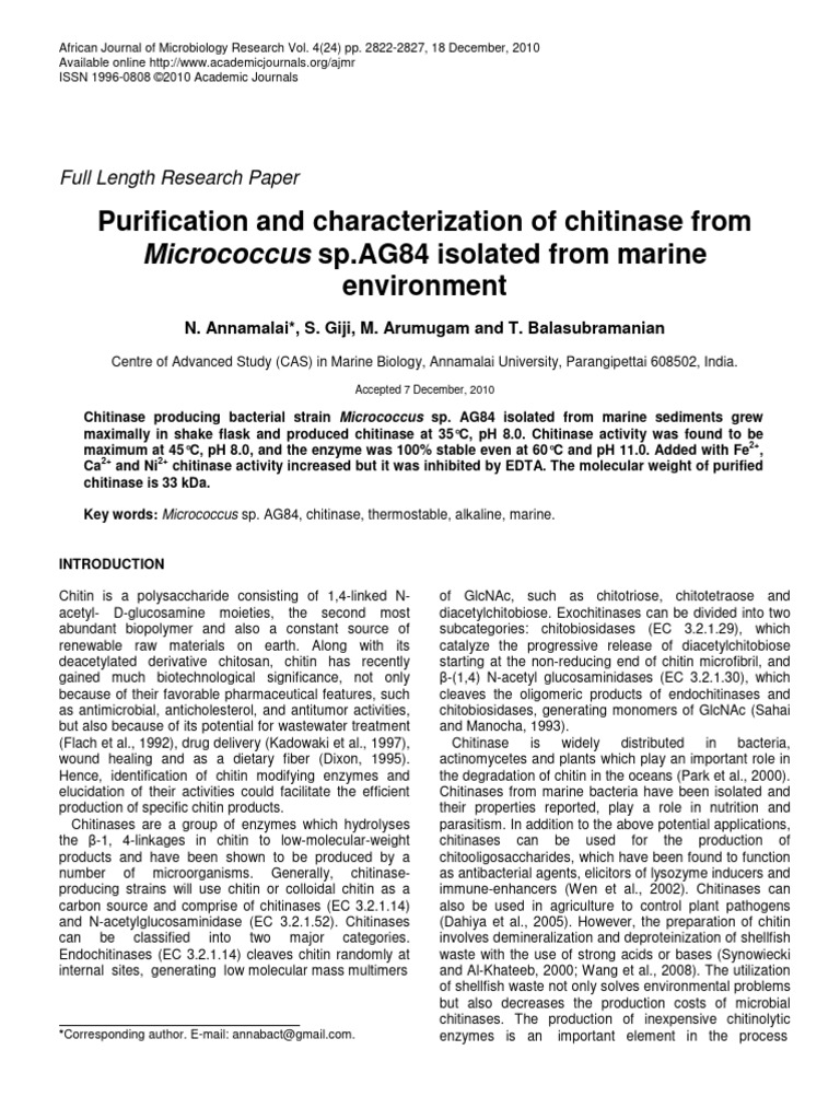 Chitinase | PDF