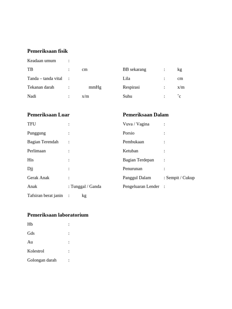 Pemeriksaan TTV | PDF