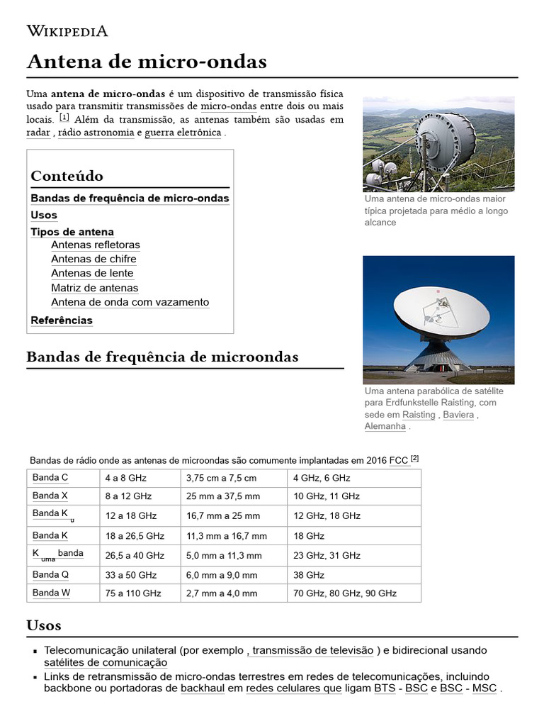 Antena de Microondas | PDF