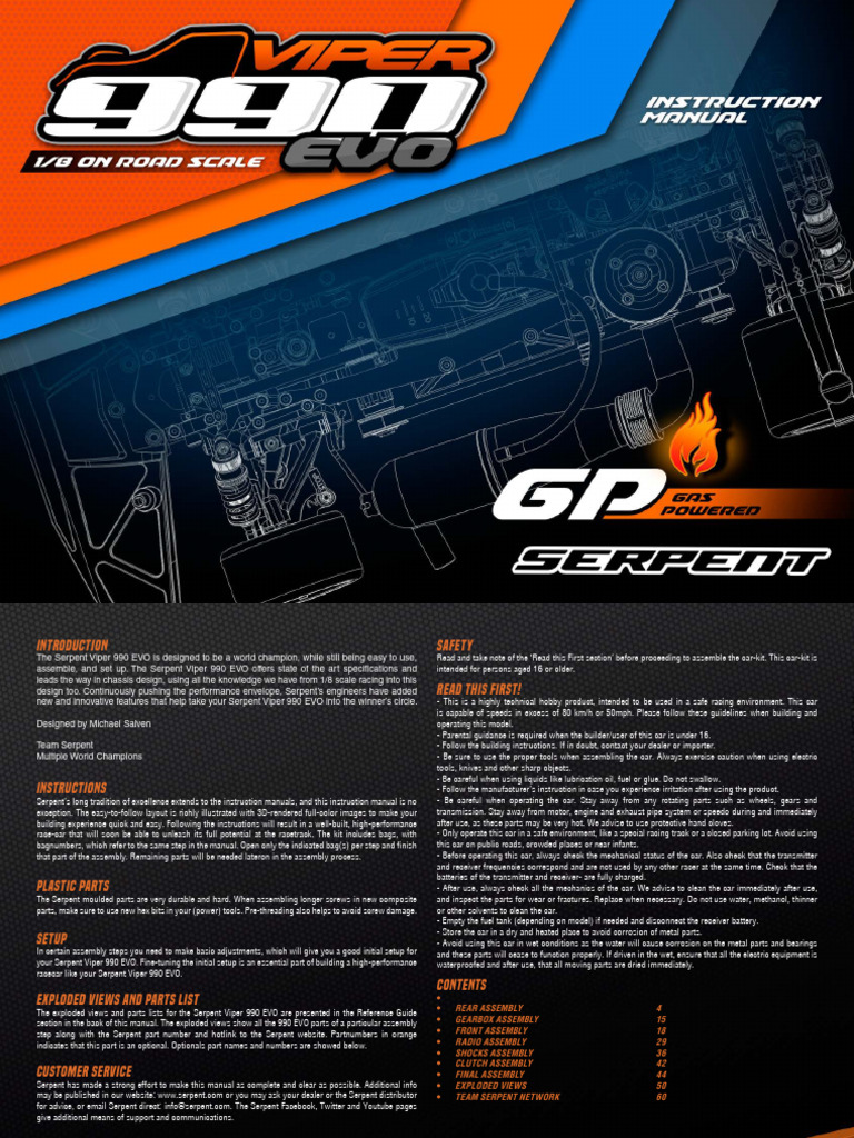 Manual Viper 990 Evo-V1.2 | PDF