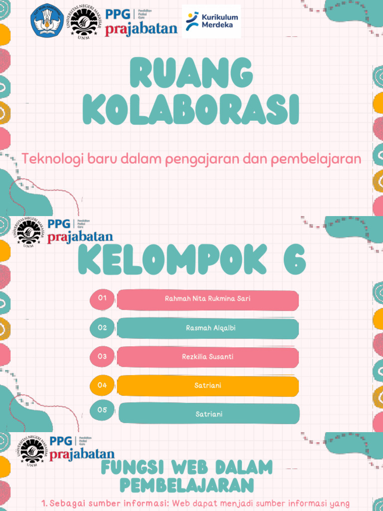 Topik 5 Ruang Kolaborasi PPT Kelompok 6 | PDF