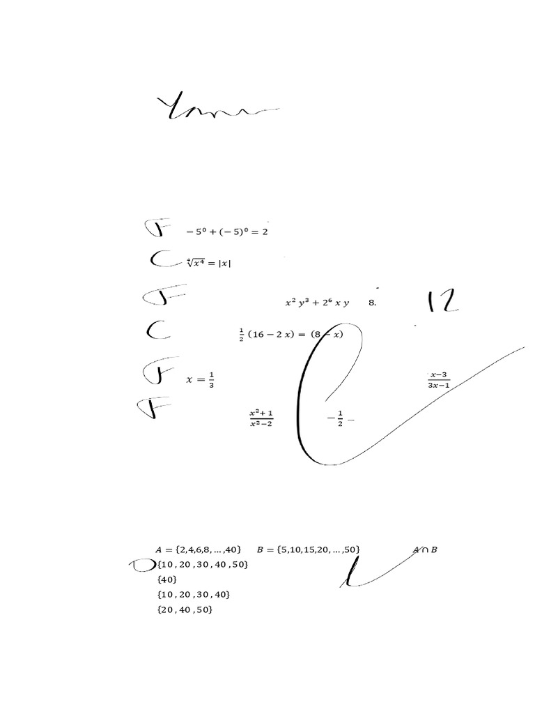 Examen Final-Mate 3001-Mayo 2024 | PDF