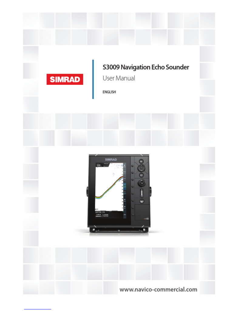 S3009 Navigation Echo Sounder: User Manual | PDF