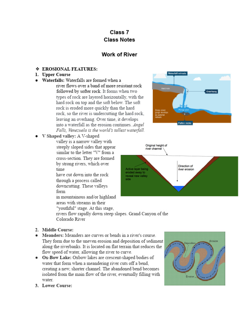 Work of River Social Studies Vii 05-08-2024 | PDF