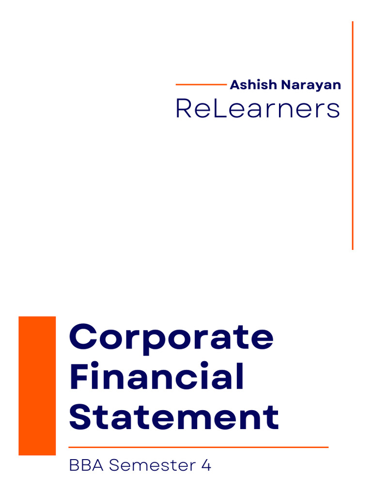 04 CFS Format and Examples of Cash Flow Statement SEM 4 | PDF