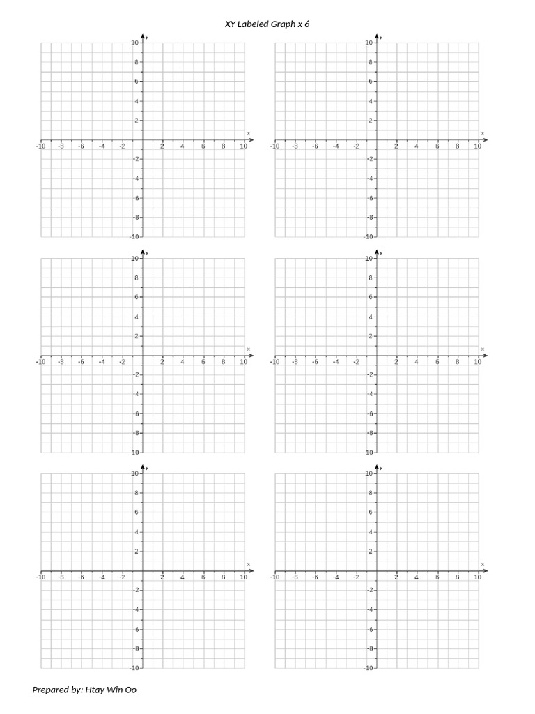 XY Label Graph x6 | PDF