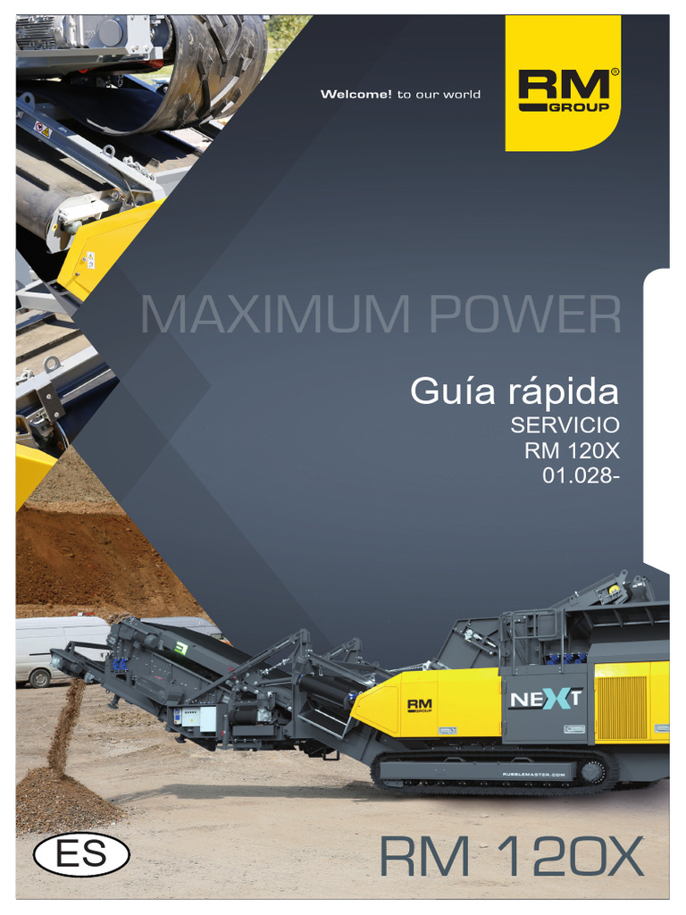 Rubblemaster RM120X - Guia Rapida Servicio | PDF