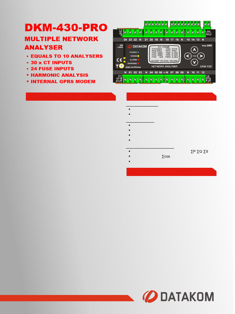 430 Pro Data | PDF