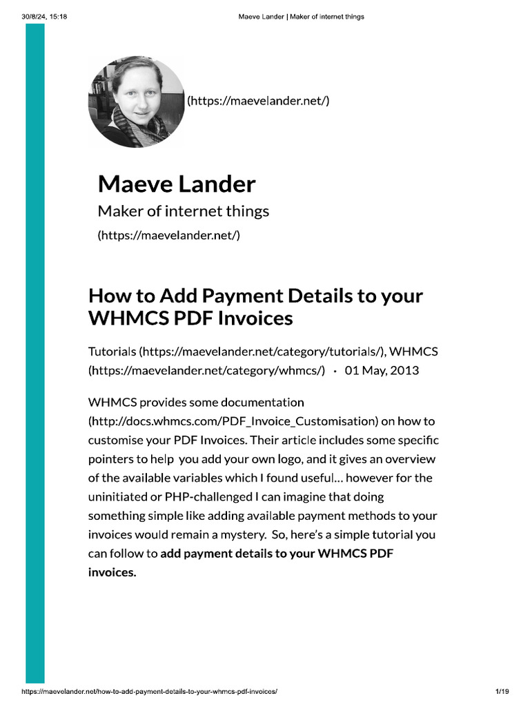 Guia de Uso Avanzado Whmcs | PDF