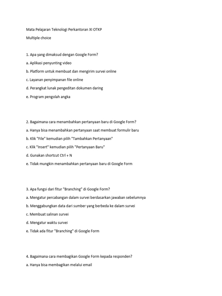 Teknologi Perkantoran XI OTKP | PDF