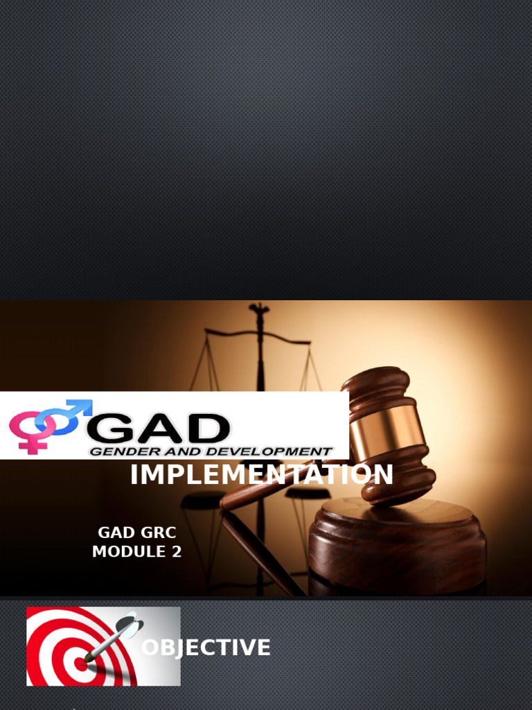 GAD GRC Module 2 - Legal Bases of GAD | PDF