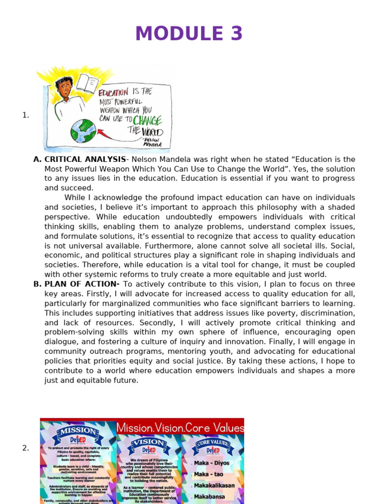 Module3 HUELAR | PDF | Critical Thinking | Liberal Arts Education