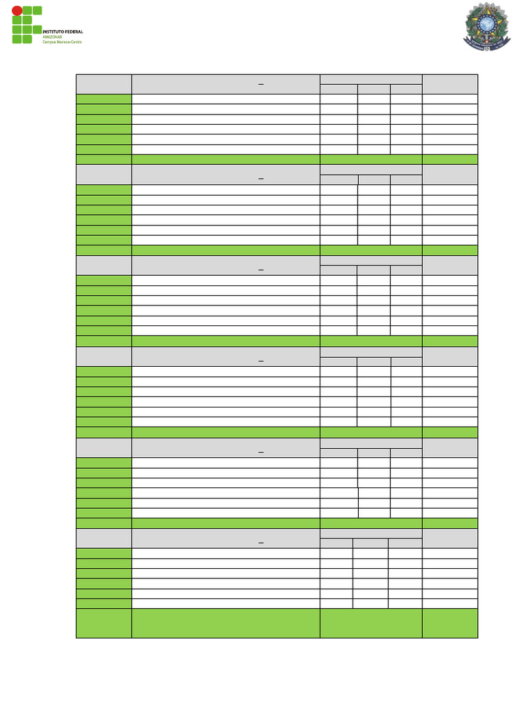 Grade Curricular - Eng Mec Ifam - 01 2014 | PDF